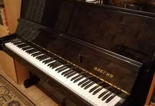 Пианино "Элегия", черное фортепиано