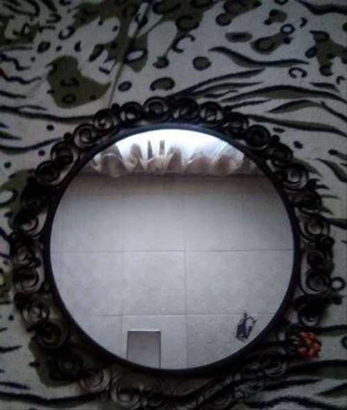 Гримерное зеркало круглое