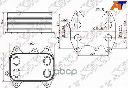 Радиатор масляный audi A1 10/A3 03/A4 07/A5