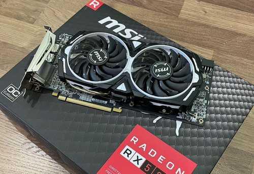 Видеокарта RX 580 8gb msi armor