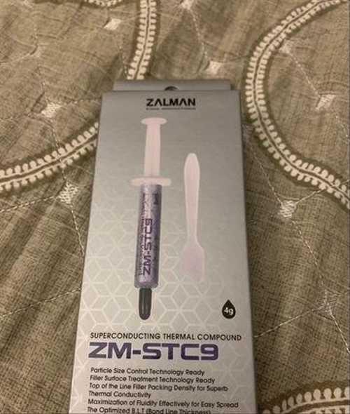 Термопаста Zalman ZM-STC9 шприц, 4грамм