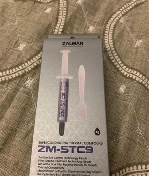 Термопаста Zalman ZM-STC9 шприц, 4грамм