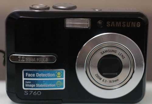 Компактный фотоаппарат Samsung S 760
