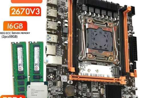 Материнская плата x99/2670v3/16ddr4