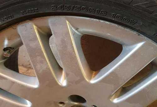 Колесо R18 Bridgestone Turanza Serenity EL63 245/50, PCD 5x120 DIA 72.6