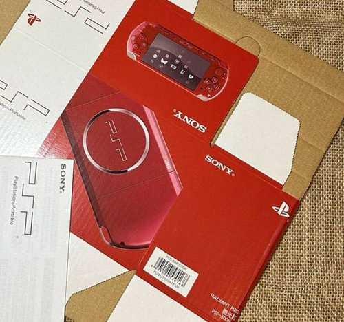 Коробка для Sony PSP Slim Red