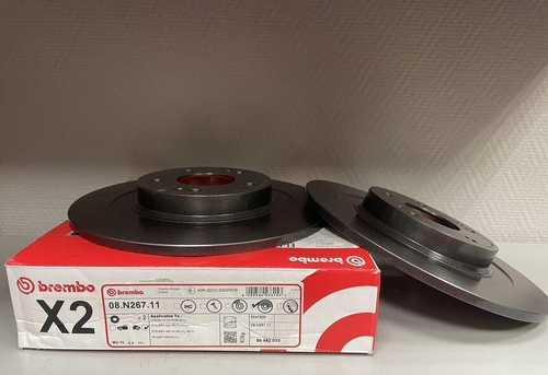 Комплект диск тормозной UV Coated зад Brembo