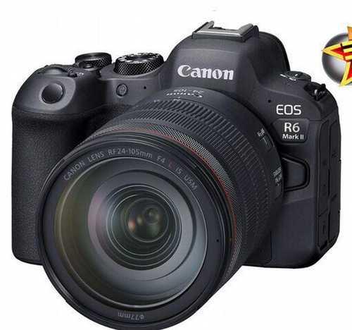 Фотоаппарат Canon EOS R6 Mark II Kit RF 24-105mm f