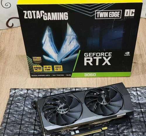 RTX 3060 12 Gb Zotac Gaming Twin Edge OC / Обмен