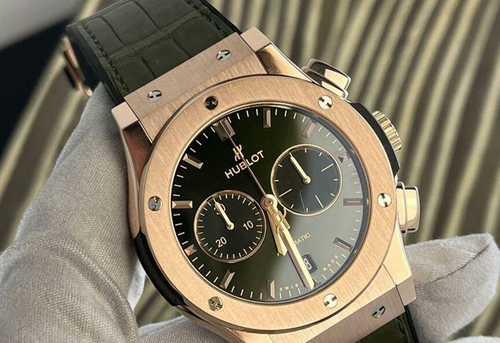 Hublot Classic Fusion Chronograph King Gold Green