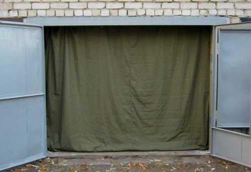Брезентовая штора для гаража, дачи, производства