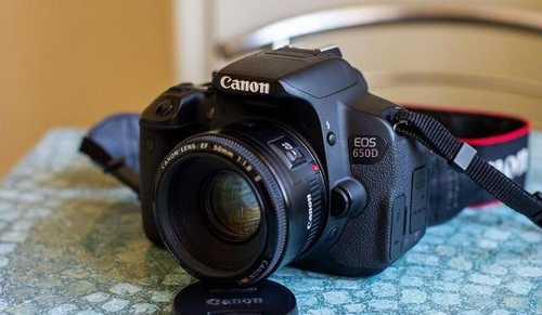 Canon EOS 650D + Canon 50mm f/1.8 II