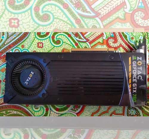 Видеокарта Zotac GeForce GTX 760 2048Mb