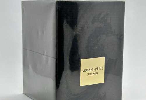 Armani Prive Cuir Noir