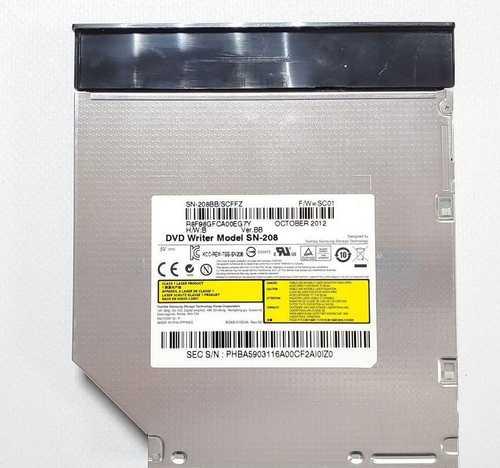 DVD привод с панелью ноутбука Samsung NP355E5X