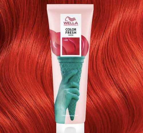 Оттеночная маска для волос Wella Red Красный