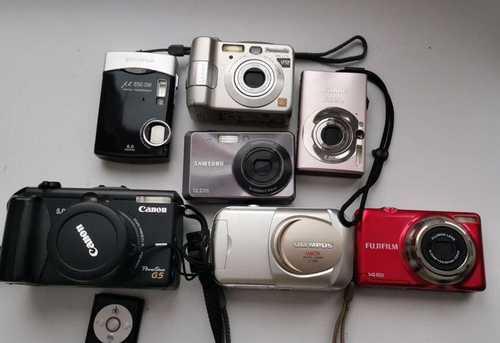 Компактный фотоаппарат Olympus, Fujifilm