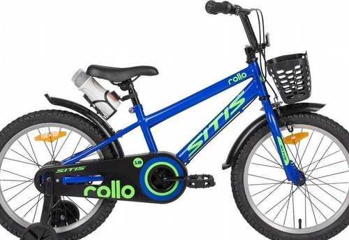 Велосипед sitis rollo 18" (2023) Blue Vol252