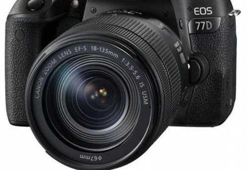 Фотоаппарат Canon EOS 77D Kit 18-135mm f/3.5-5.6