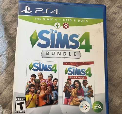 Sims 4   cats and dogs PS4