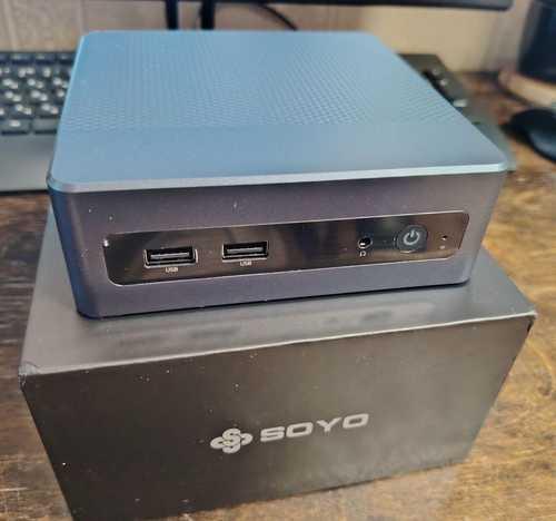 Мини пк soyo M4 Plus (Intel N150, SSD 500Gb, RAM 1