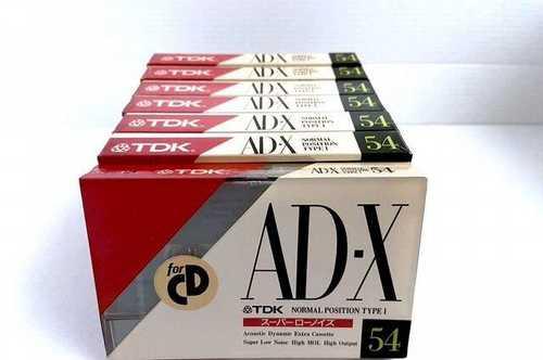 Аудиокассеты кассеты TDK AD-X 54 - 1991 г