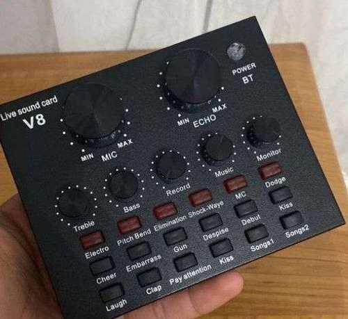 Live sound card v8 (аудио карта)