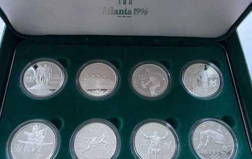Набор серебряных монет Олимпиада в Атланте пруф