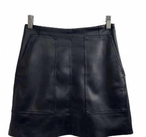 Юбка новая кожаная H&M