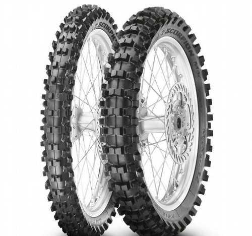 14/90/100 Pirelli Scorpion MX32 Mid Soft 49M TT Задняя (Rear) NHS