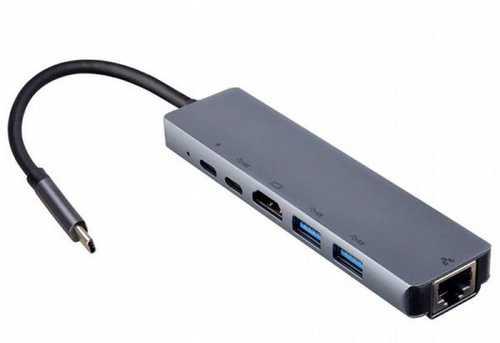 Адаптер док-станция type C hdmi LAN USB 3.0