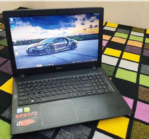 Игровой ноутбук acer aspire E5-575G-34PS (I7 озу 8