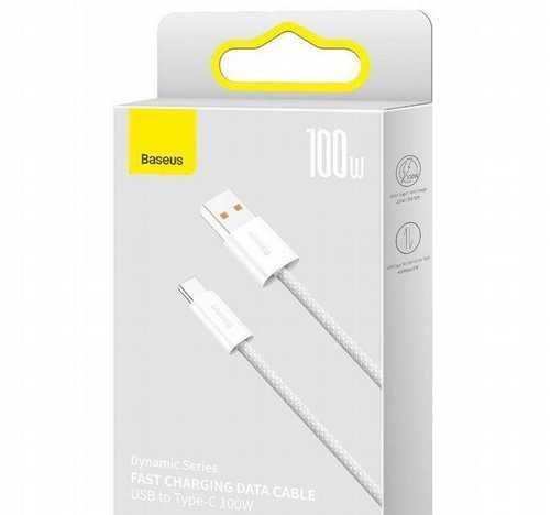 Кабель USB Type-C 1M 100W Baseus