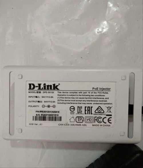 Инжектор D-link DPE-301GI