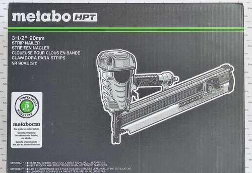 Гвоздезабиватель нейлер Metabo HPT NR90AES1