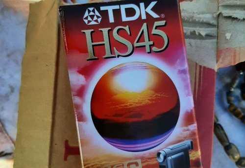 Кассета TDK VHS 45 оригинал из Европы