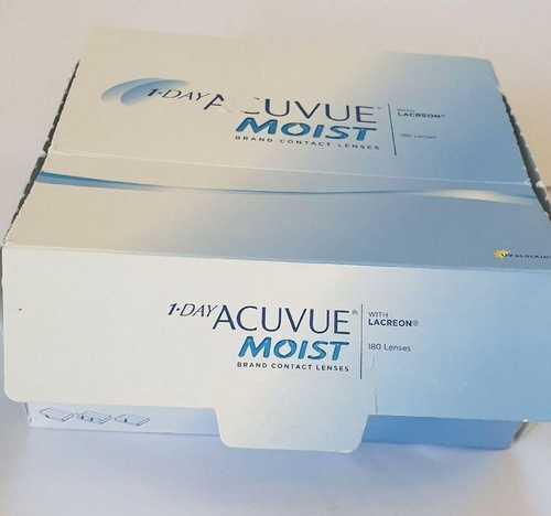 Линзы контактные однодневные 1 DAY acuvue moist (1