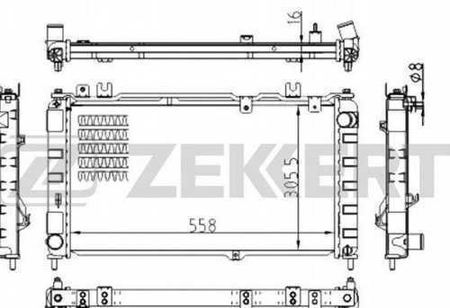 Радиатор охлаждения двигателя LADA Granta 11