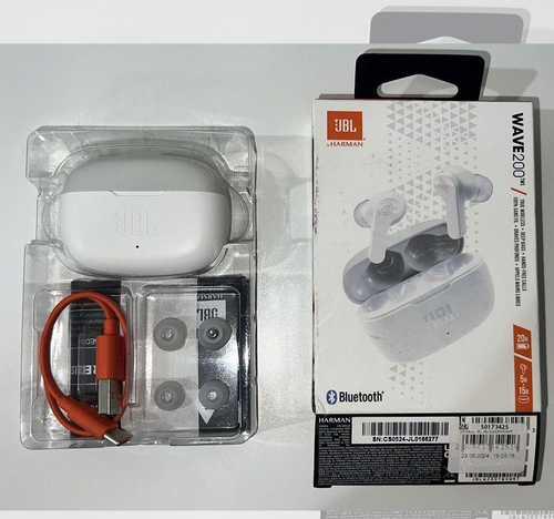 Беспроводные наушники jbl wave 200 tws