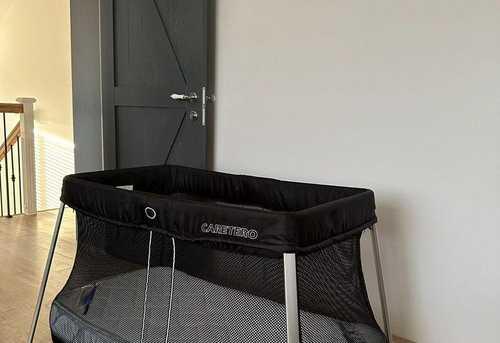 Манеж кроватка caretero easy с матрасом
