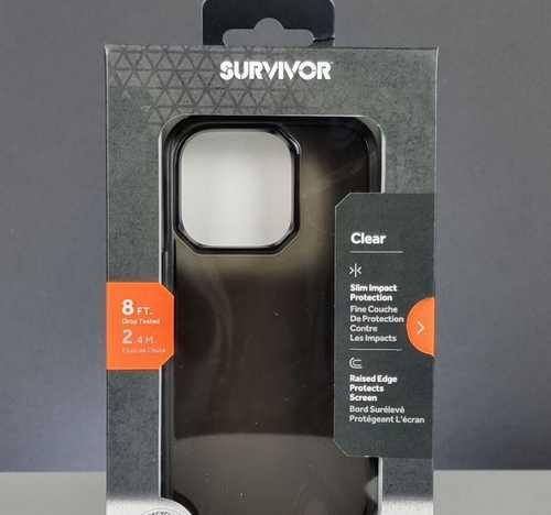 Survivor Clear для 14 Pro / 14 Pro Max Black