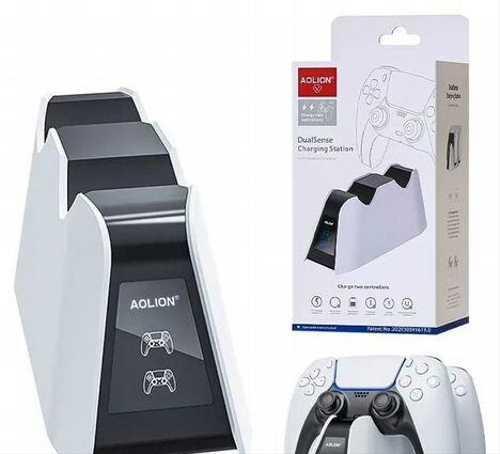 Зарядная станция aolion для 2-х геймпадов Playstat
