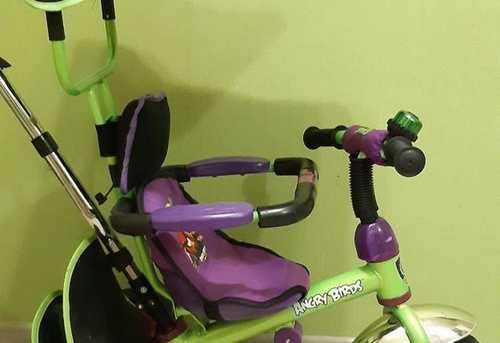 Продам детский 3-колёсный велосипед Angry birds