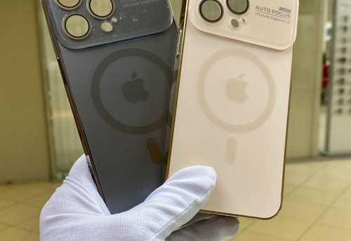 Чехол на iPhone 15 pro max (титановый, золотой)