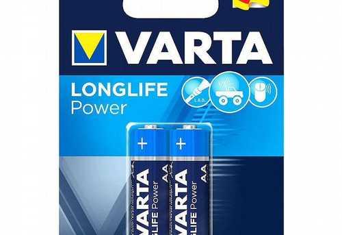 Батарейки varta longlife Power AA (блистер 2 штуки