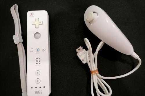 Nintendo wii remote + nunchuk (оригиналы)