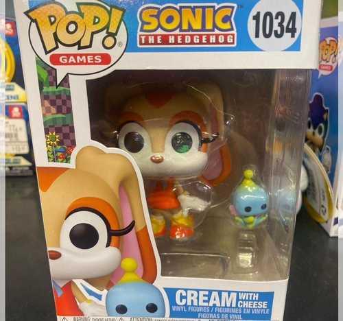 Funko pop Cream with Cheese Sonic the Hedgehog