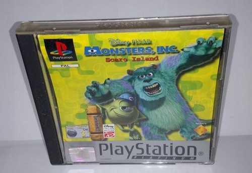Monsters, Inc. Scream Team для PS1 (PAL) Лицензия