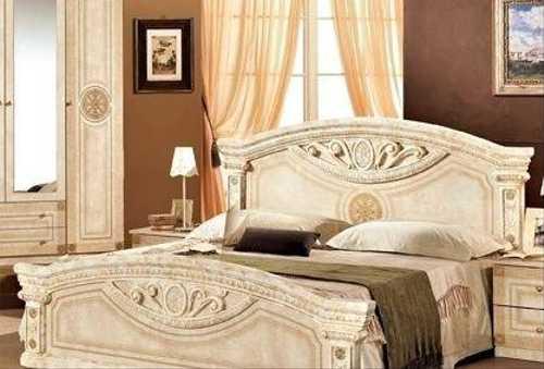 Кровать 1600 Рома (крем)