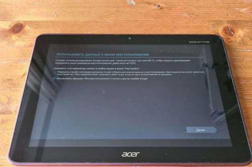 Планшет Acer iconia tab A200